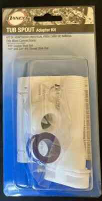 DANCO TUB SPOUT ADAPTER KIT Universal 10999 brand NEW FITS 1/2 ...