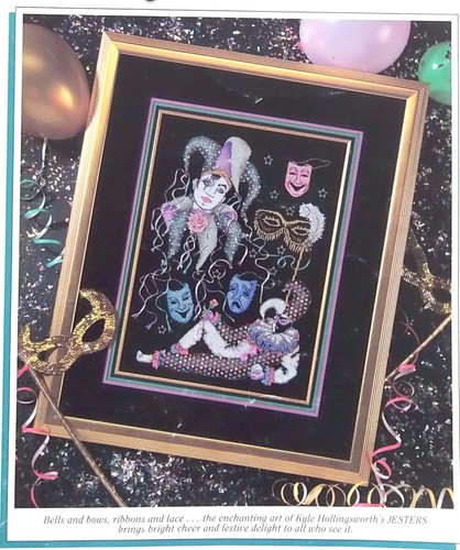 Cross Stitch Pattern THE JESTERS - Kyle Hollingsworth - 1990 | eBay