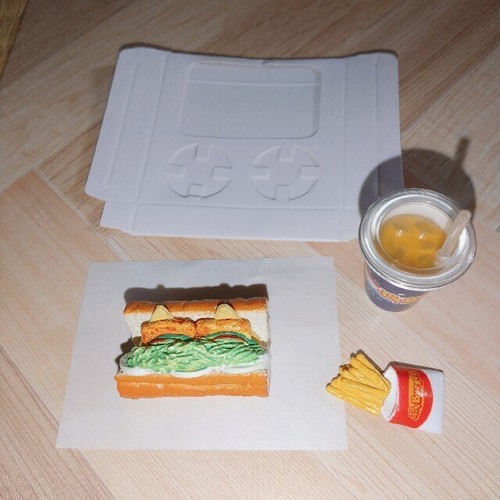 Re-Ment Petit Burger Teriyaki Mr. Ms. Dwitch Set No.rr1048 | eBay