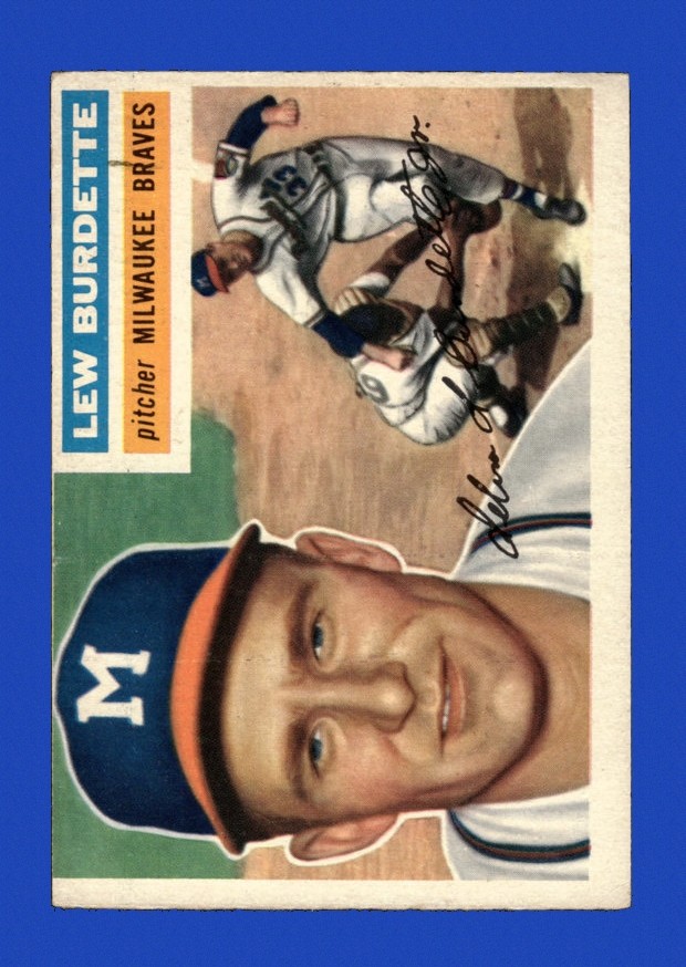 1956 Topps Set-Break #219 Lew Burdette VG-VGEX *GMCARDS* | eBay
