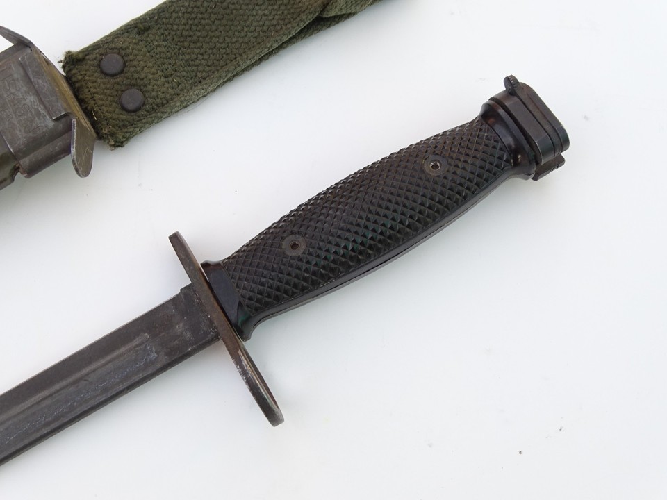 American Vietnam War Period M7 Bayonet and M8A1 PWH Scabbard - SB39 | eBay