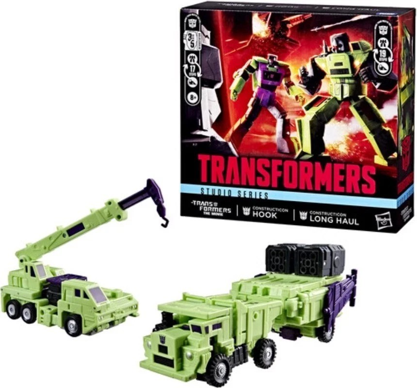 Transformers G1 Studio Series 86 SS86 Long Haul & Hook Devastator In Hand | eBay UK