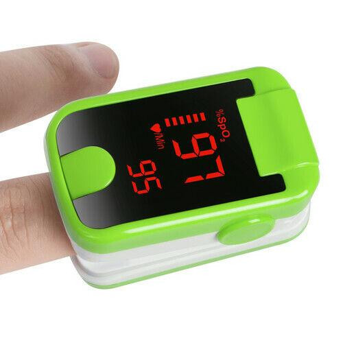 LED Finger Tip Pulse Oximeter Blood Oxygen SpO2 PR Monitor Saturation ...