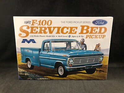 Moebius 1967 Ford F-100 Service Bed Pickup 1:25 Scale Plastic Model Kit ...