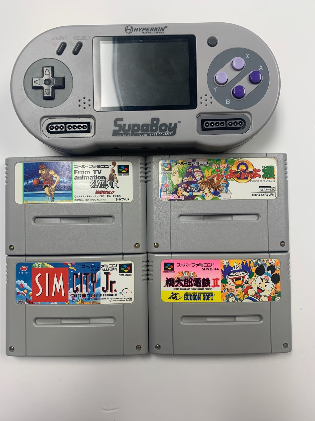 Hyperkin SUPABOY Launch Edition Portable Pocket SNES Handheld Video ...
