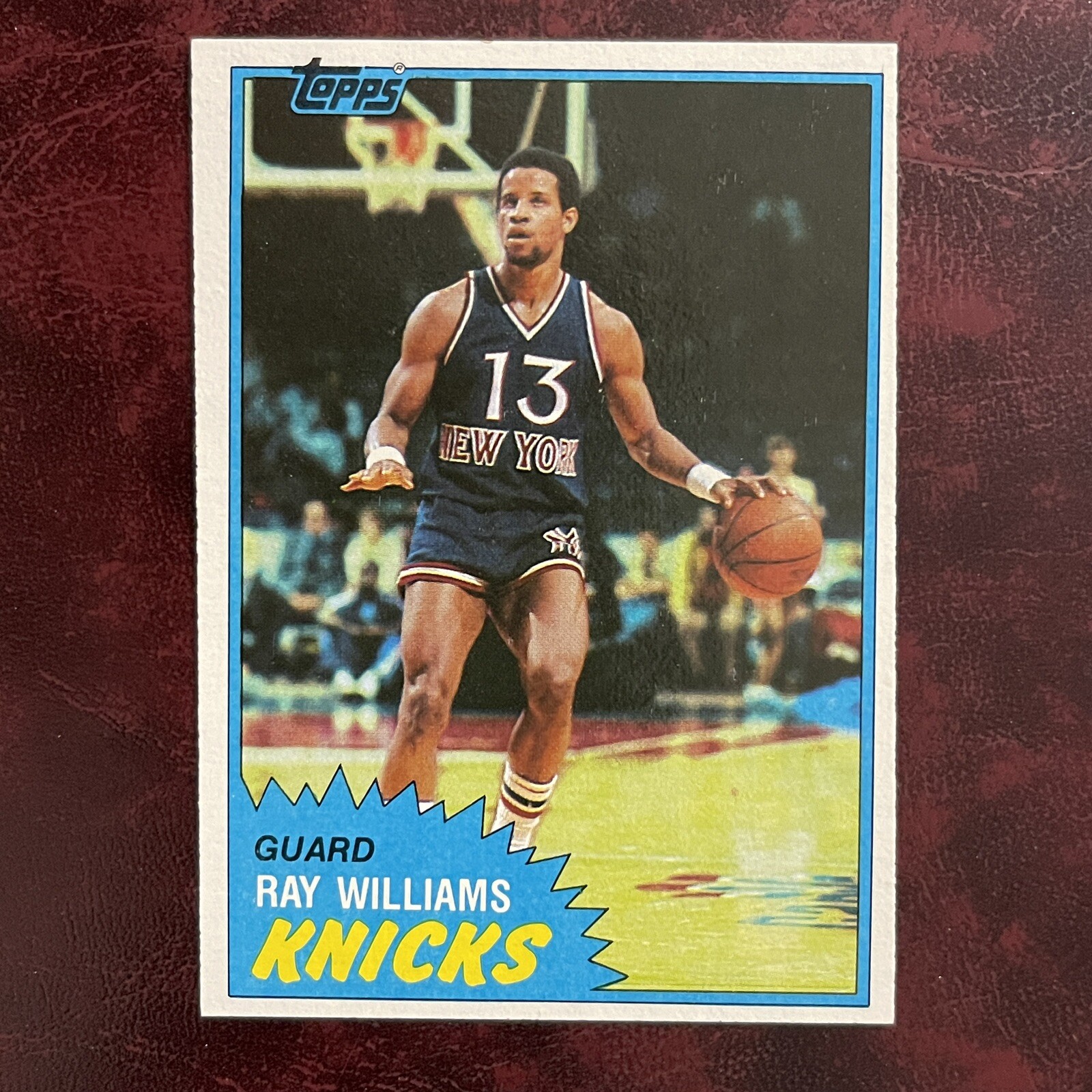 1981-82 Topps Set RAY WILLIAMS #28 N.Y. KNICKS - NM/MINT+ *HIGH GRADE ...