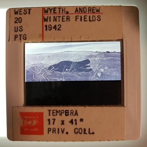 Andrew Wyeth Winter Fields 1942 Art 35mm Glass Slide | eBay