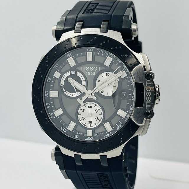 Tissot T-Race Men's Black Watch - T115417A for sale online | eBay