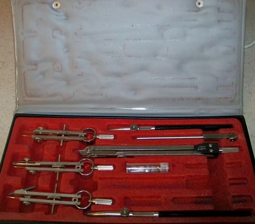 Vintage A. Lutz Co German Made Drafting Tool Set in Original Case | eBay