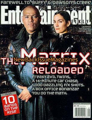 Entertainment Weekly 5/03,Carrie-Anne Moss,May 2003,NEW | eBay