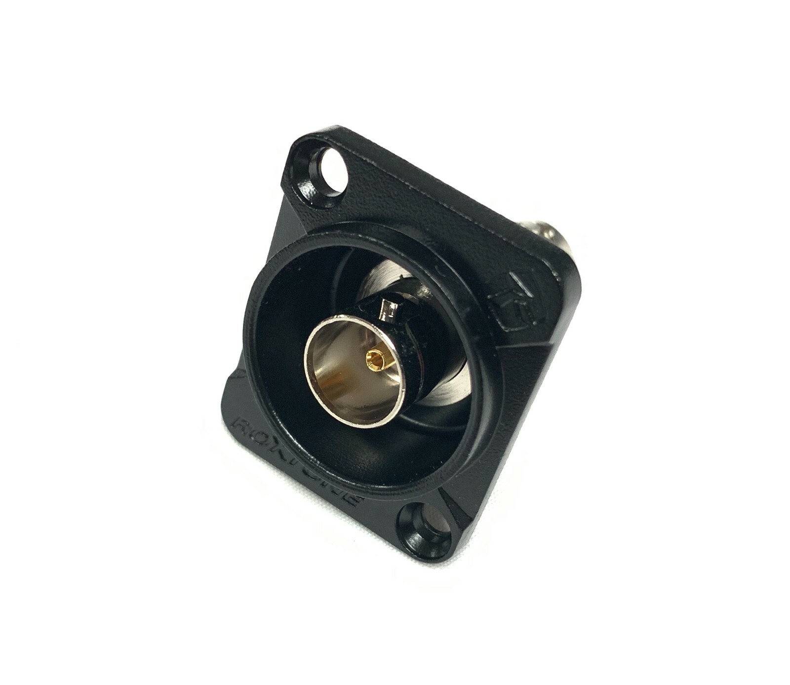 BNC Isolated Feedthru Panel Mount Connector - Female to Female, Black ...