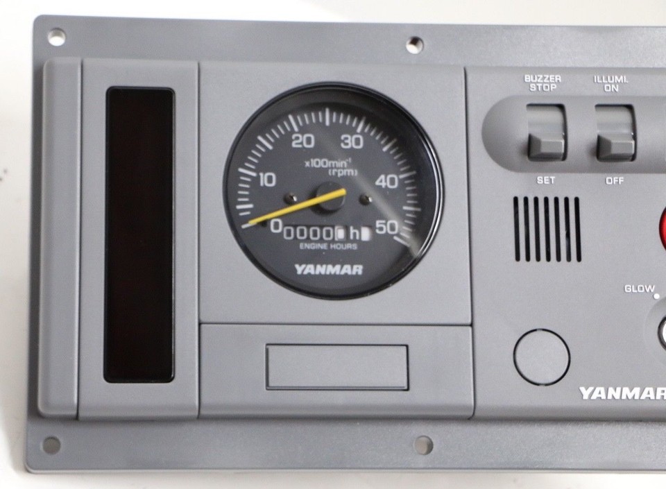 Yanmar 129574 91130 OEM Gauge Instrument Dashboard Ignition Panel P=127 ...