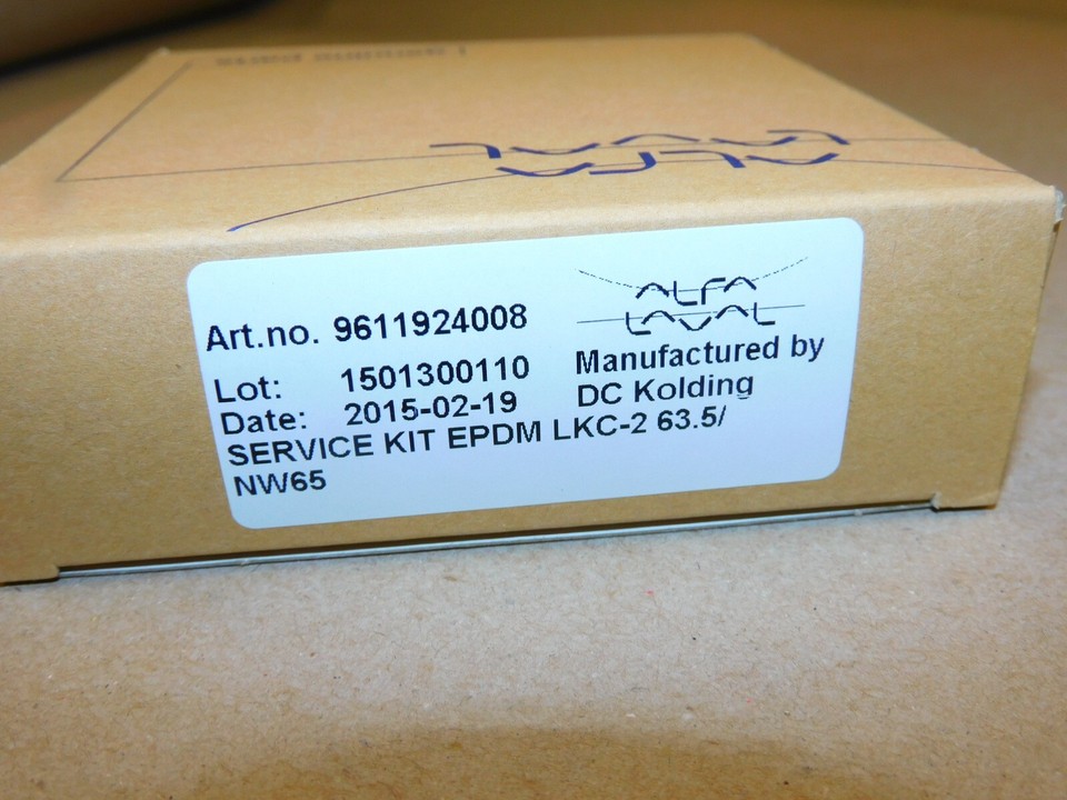 Alfa Laval 9611924008 Check Valve EPDM LKC-2 63.5/NW65 Service Kit New LOT - L | eBay
