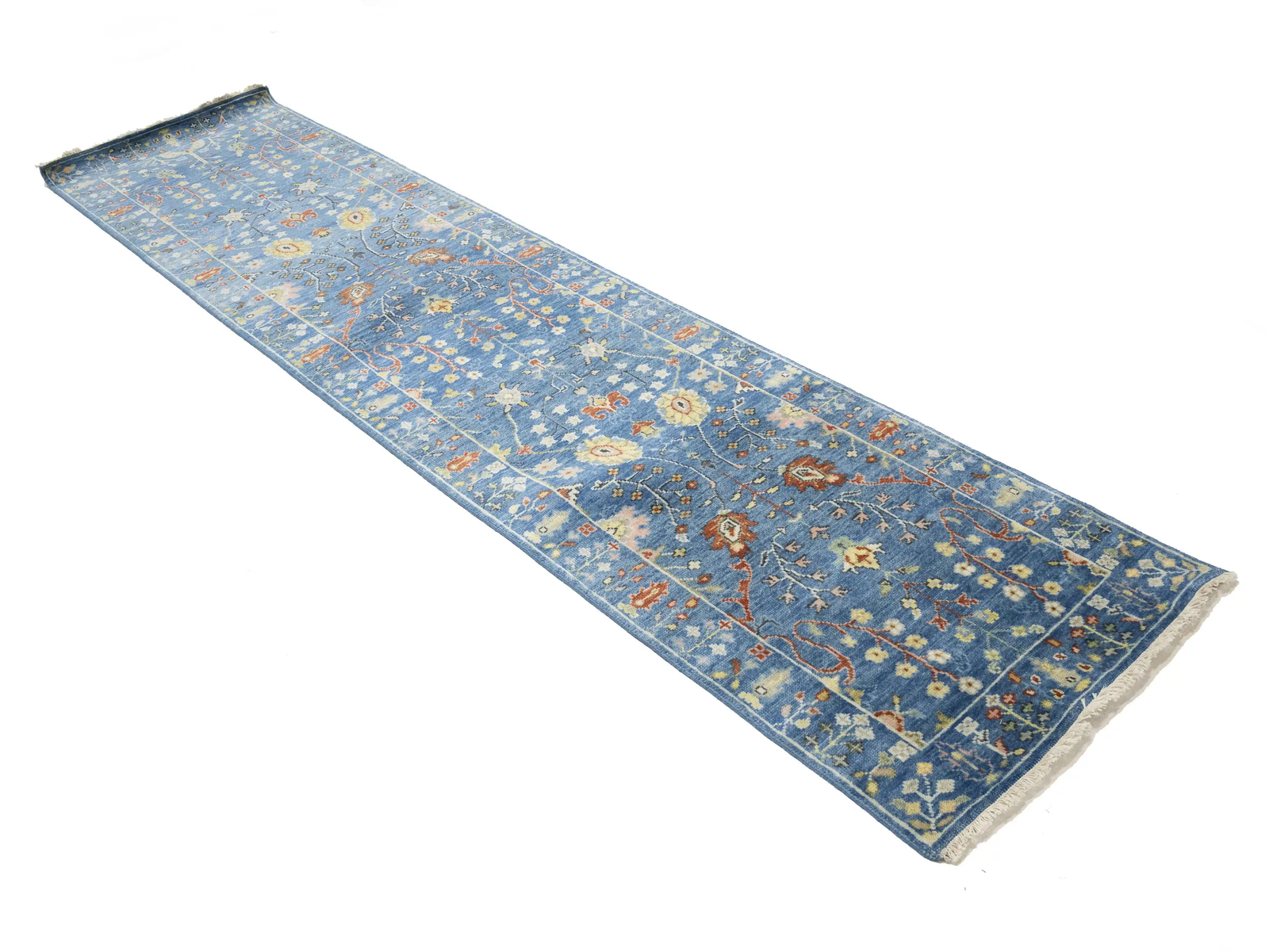 Tree of Life Oushak Chobi Runner Rug Floral Oriental Hallway Carpet 2 ...