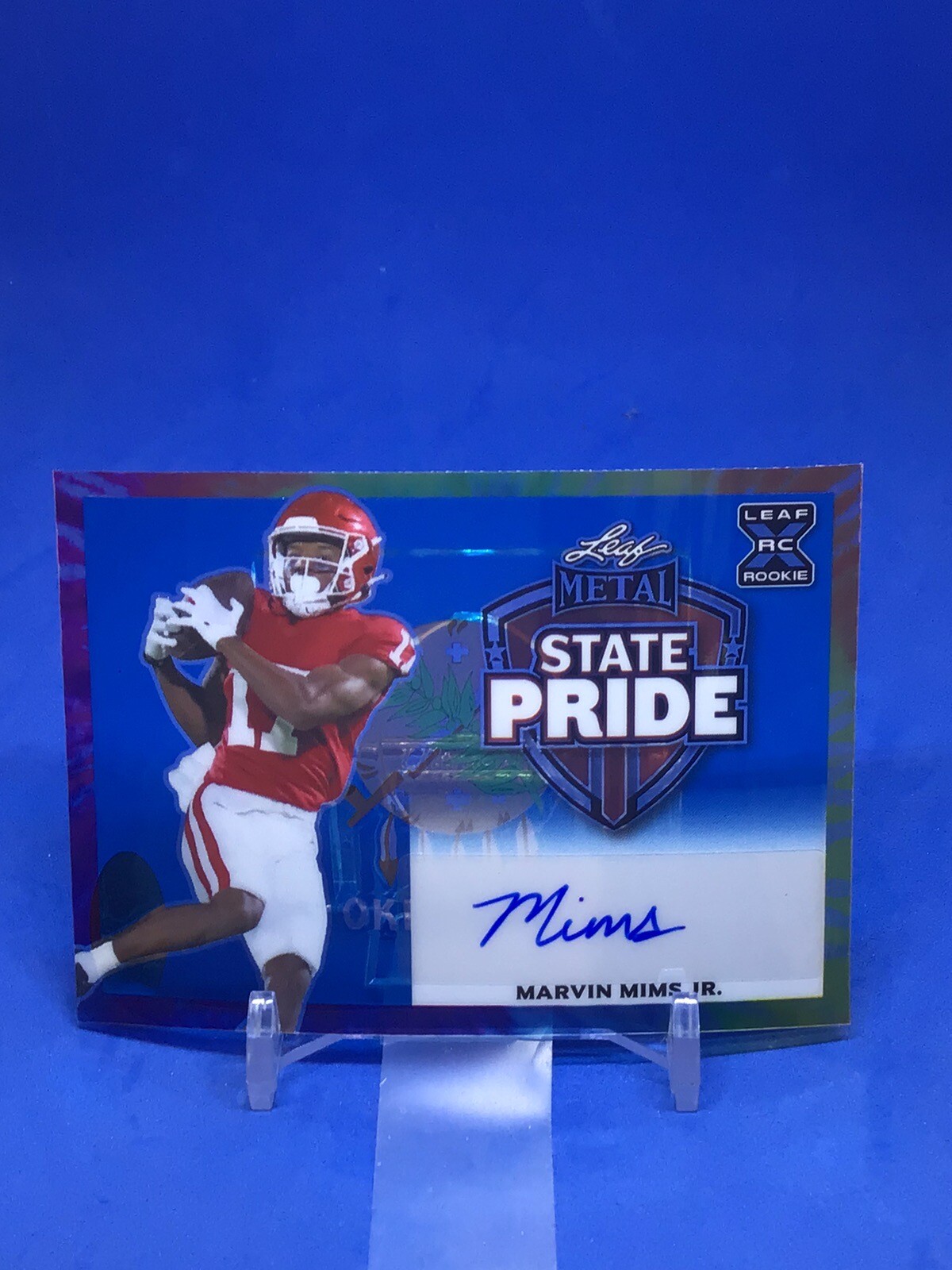 2023 Leaf Metal Marvin Mims Auto Autograph Rookie RC 1/1 1 Of 1 Proof ...