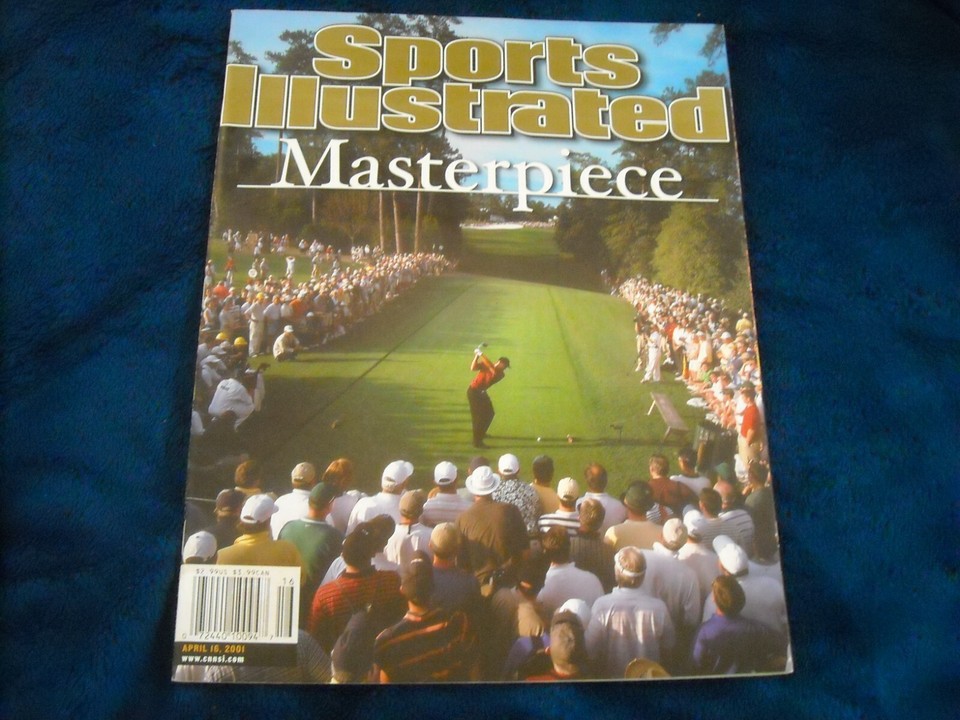 TIGER WOODS SPORTS ILLUSTRATED MASTERPIECE APRIL 16, 2001 *NO LABEL ...