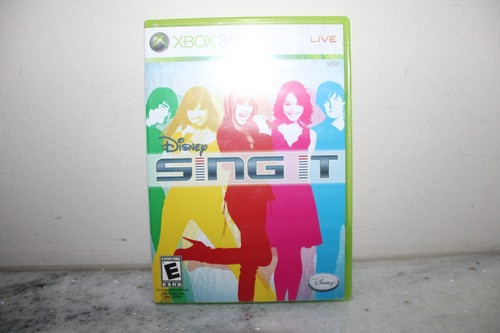 XBOX 360 DISNEY SING IT VIDEO GAME, CASE, MANUAL, AND INSERT TESTED ...