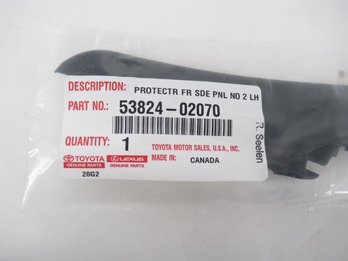 Genuine OEM Toyota 53824-02070 Driver L Front Side Panel Protector 14 ...