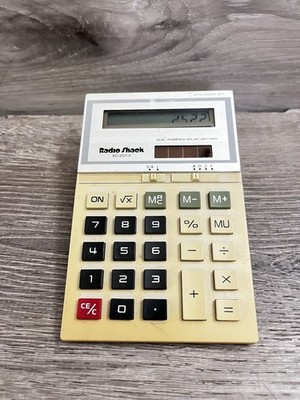Radio Shack Calculator EC-2013 Tested And Working Duel Solar Battery ...