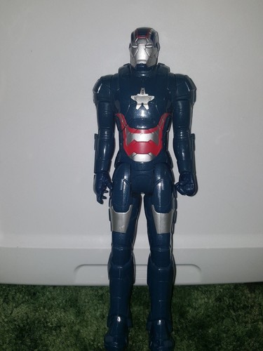 Hasbro Blue Iron Man 3 Avengers 12" Large Action Figure Toy 2013 Marvel ...