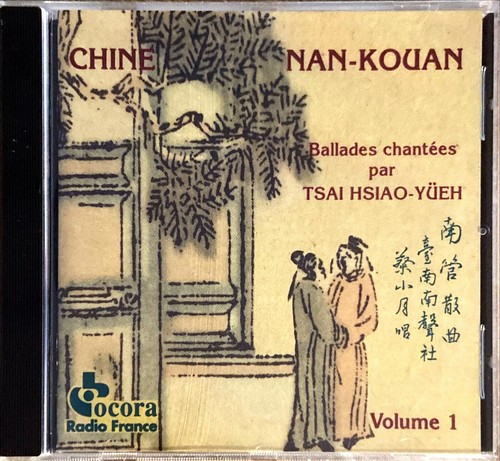 FRENCH CD ALBUM BALLADES CHANTEES PAR TSAI HSIAO-YUEH NAN-KOUAN NEUF ...