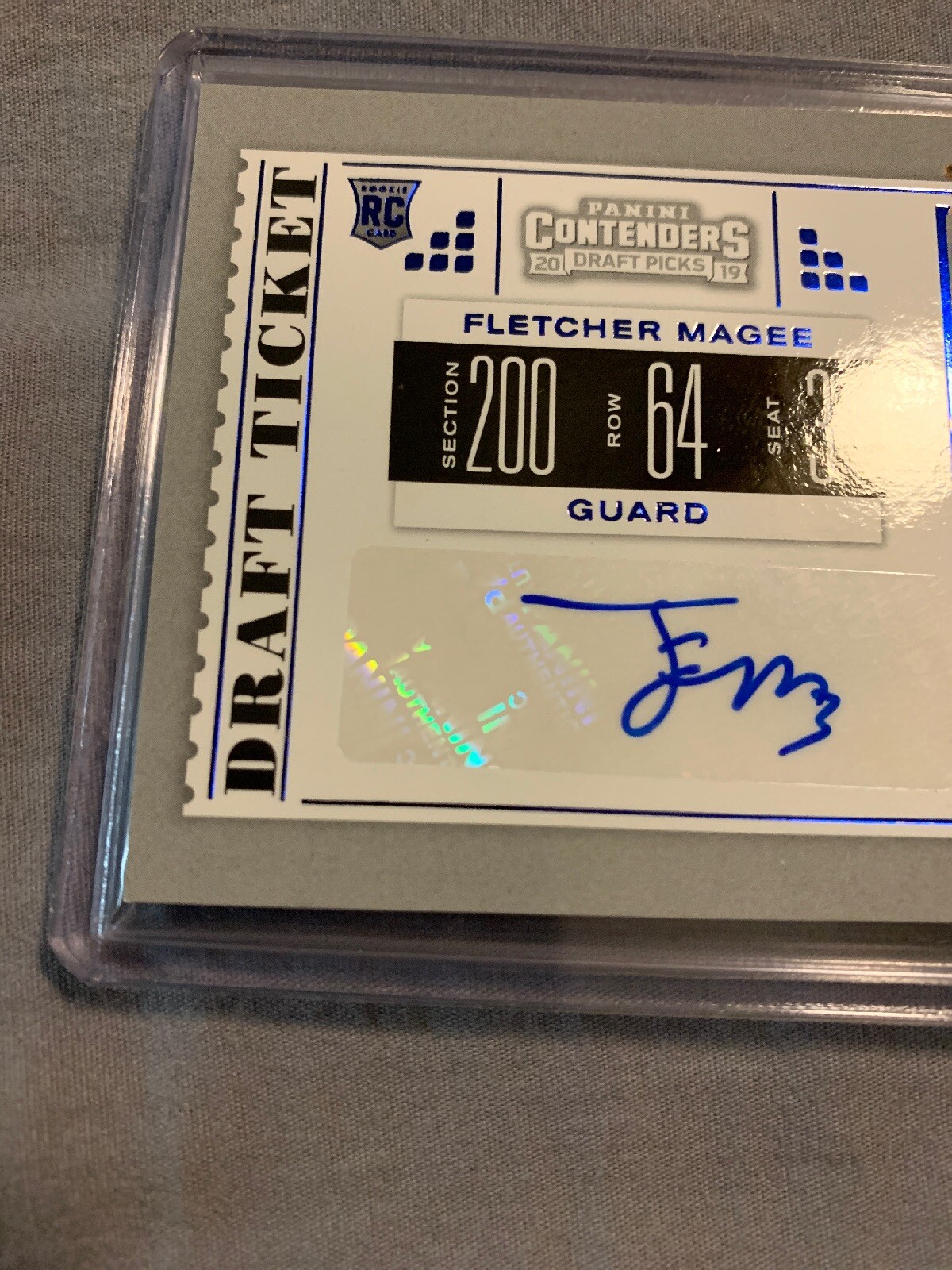 2019-20 Panini Contenders Draft Picks - College Ticket Fletcher Magee ...