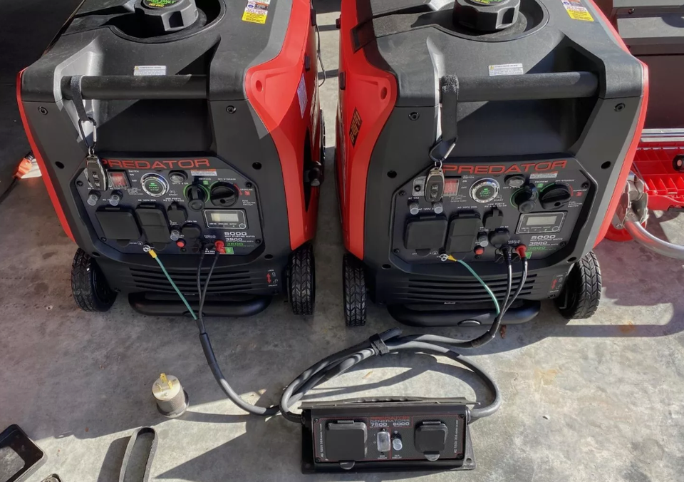 30 Amp RV Ready Inverter Generator Parallel Kit Portable For Inverter ...