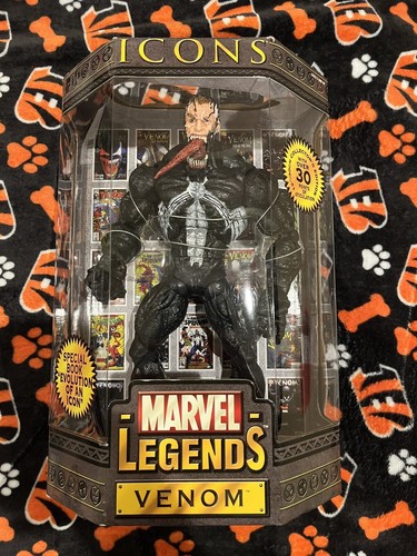 Marvel Legends Icons ~ 12" VENOM (UNMASKED) ACTION FIGURE ~ NIB BOX ...