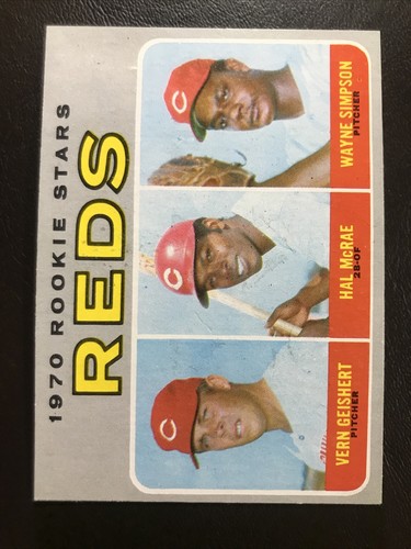 Hal McRae 1970 Topps Vintage Baseball Card #683 REDS ROOKIES RC SSP ...