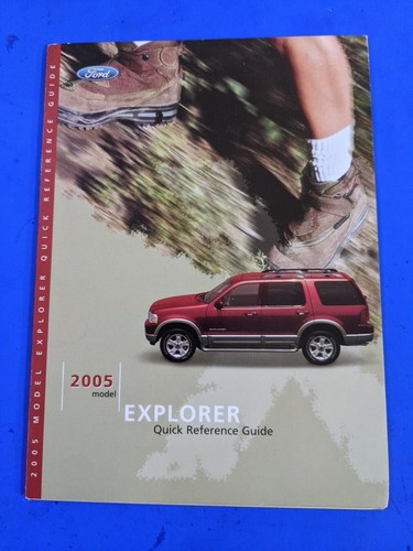 2004 FORD EXPLORER QUICK REFERENCE GUIDE OWNERS SUPPLEMENT | eBay