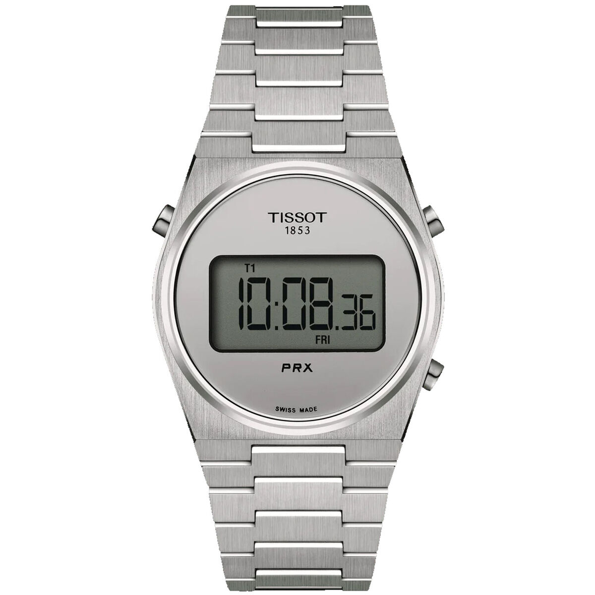 Tissot Men's PRX Digital Silver Dial Watch - T1372631103000 Tissot Men's PRX Digital Silver Dial Watch - T1372631103000