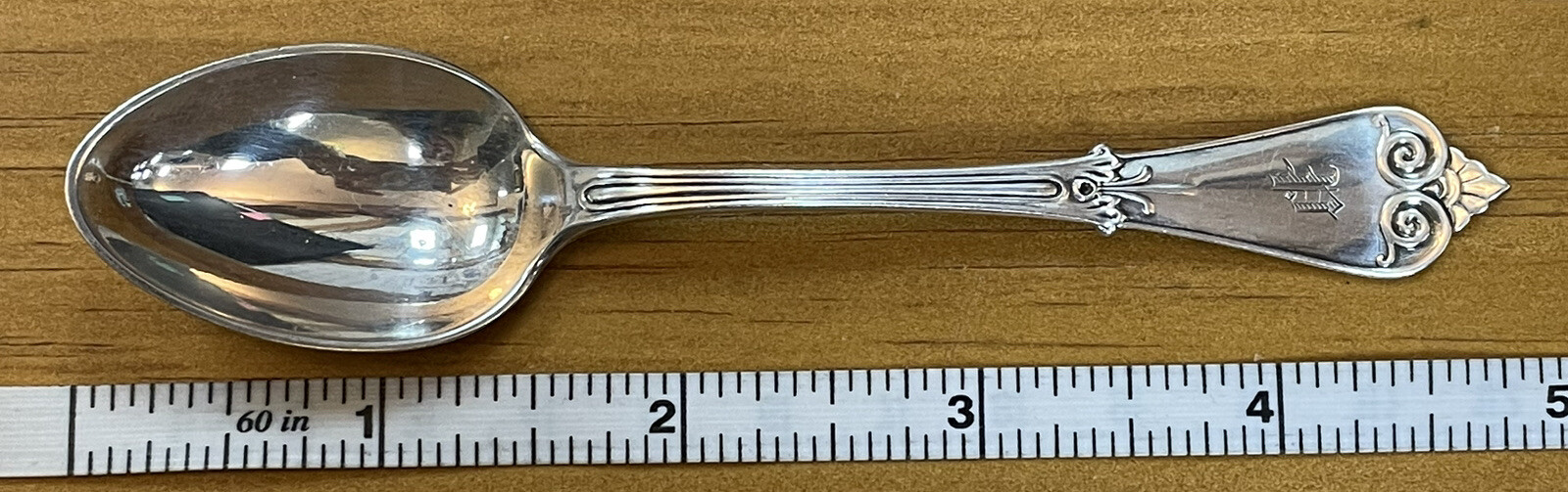 Tiffany Sterling Silver Spoon Pat. 1869 Monogrammed P On The Handle | eBay