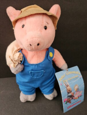 1998 Peter Cottontail's 8" PIGGY Small Plush Stuffed Toy NWT CVS ...