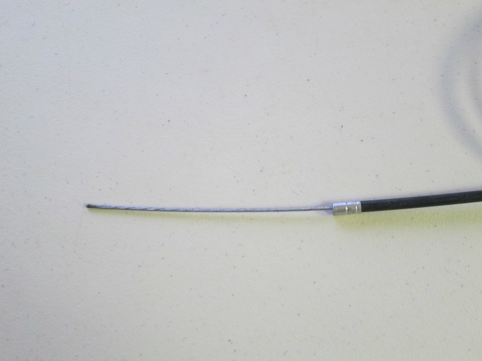 Brake Cable (Black Cable Sheath: 22", Wire for Brake CALIPER TO PLAY: 4 ...