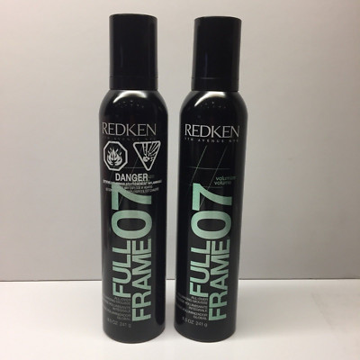 2 X Redken Full Frame 07 Protective Volumizing Mousse/Foam 743877049818 ...