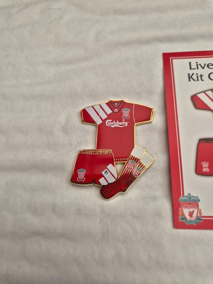 LIVERPOOL DANBURY MINT KIT COLLECTION 1992-93 HOME SHIRT ENAMEL PLAQUE ...