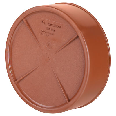 End Cap 160mm Underground Drainage Pipe Sewerage Pipe Cap Blanking Plug ...