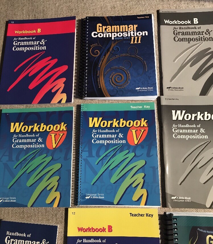 Abeka A Beka Books Grammar & Composition Lot Of 15 Books | eBay