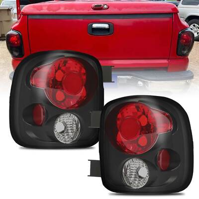 For 99-04 CHEVY SILVERADO/GMC SIERRA STEPSIDE ALTEZZA TAIL LIGHTS BLACK ...