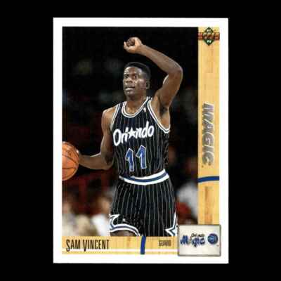 Sam Vincent 1991-92 Upper Deck Orlando Magic #232 R328U 59 | eBay