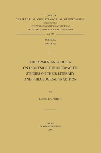 Corpus Scriptorum Christianorum Orientalium Ser.: Armenian Scholia on ...