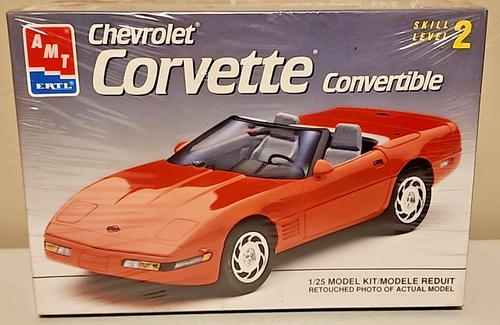 AMT Chevrolet Corvette Convertible Kit # 8607 Factory Sealed 1:25 | eBay