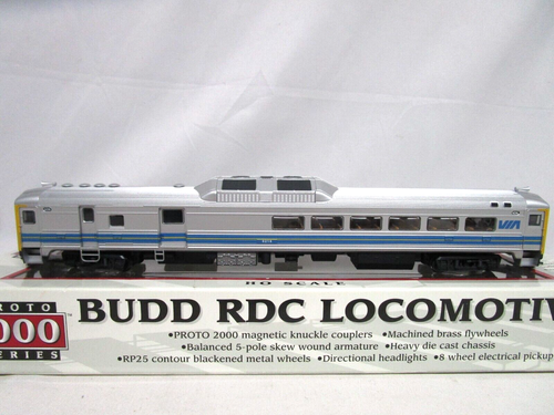 Proto 1000 HO Via Rail Canada Budd RDC Passenger Locomotive #6216 NOS ...