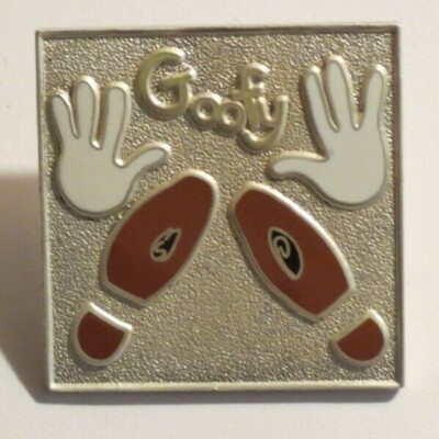 DISNEY DCA HANDPRINT AND FOOTPRINT IN CEMENT SERIES GOOFY SQUARE PIN ...
