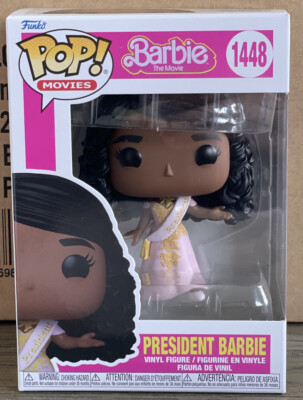 Funko POP! Movies: Barbie The Movie President Barbie #1448 NEW W ...