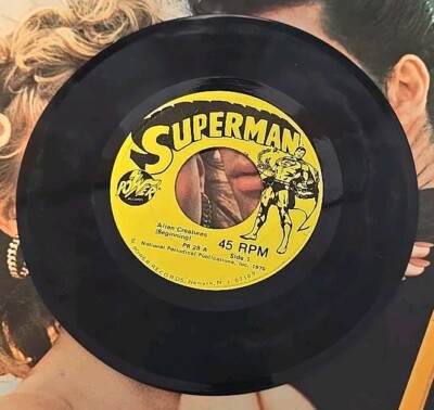 Superman Alien Creatures 1975 Power Records - 45 RPM Vinyl Record | eBay