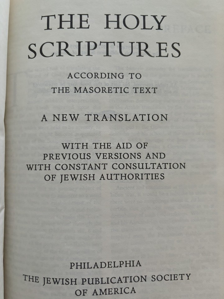 The Holy Scriptures According to the Masoretic Text: A New Translation ...
