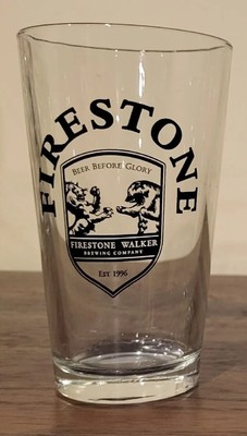Firestone Walker Lion Vs Beer Craft Pint Beer Glass California | eBay