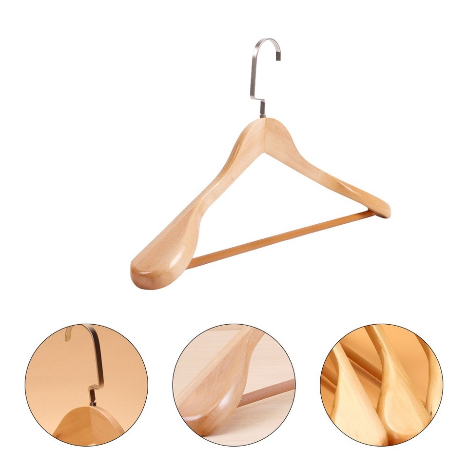 Coat Hanger Laundry Rack Sweater Hangers No Shoulder Bump Single Jacket ...
