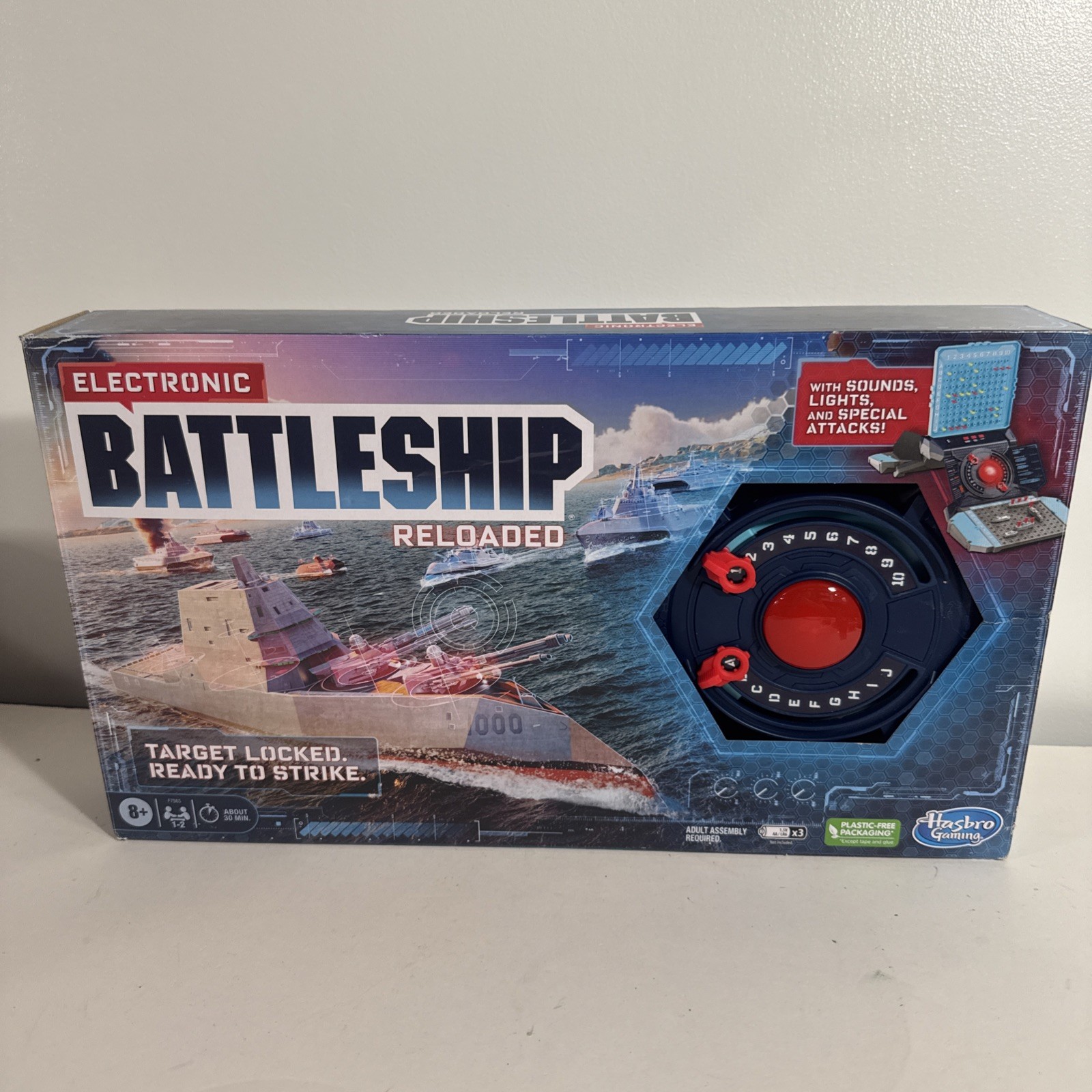 Battleship Reloaded Electronic Board Game Lights Sounds Voice Command ...